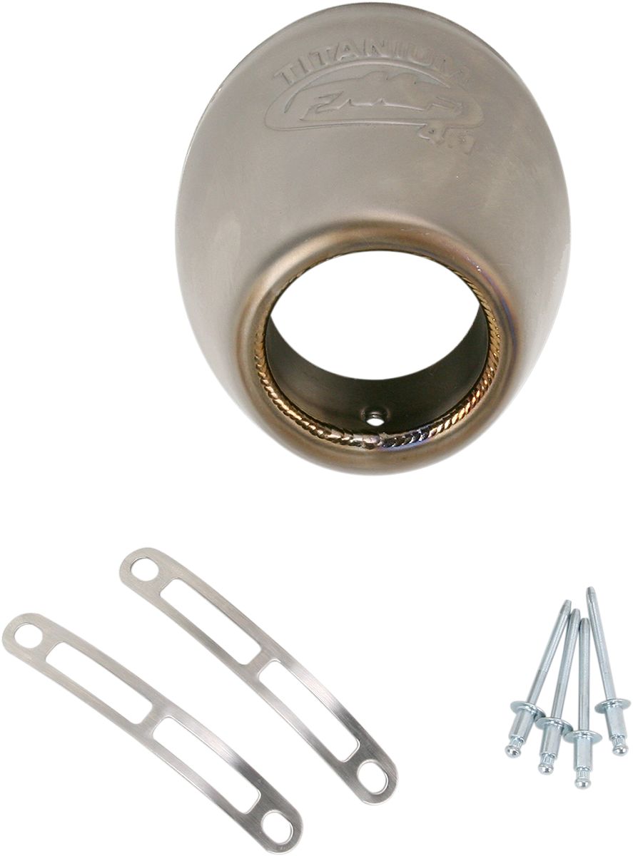 FMF FACTORY 4.1 TITANIUM CONE END CAP ENDKAPPE KXF RMZ YZF ALL SINGLE ...