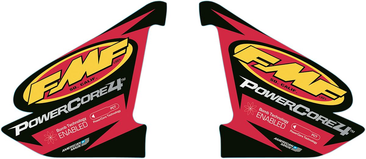 FMF DECAL AUFKLEBER LOGO POWERCORE 4 WRAP VINYL - Motocross XXL
